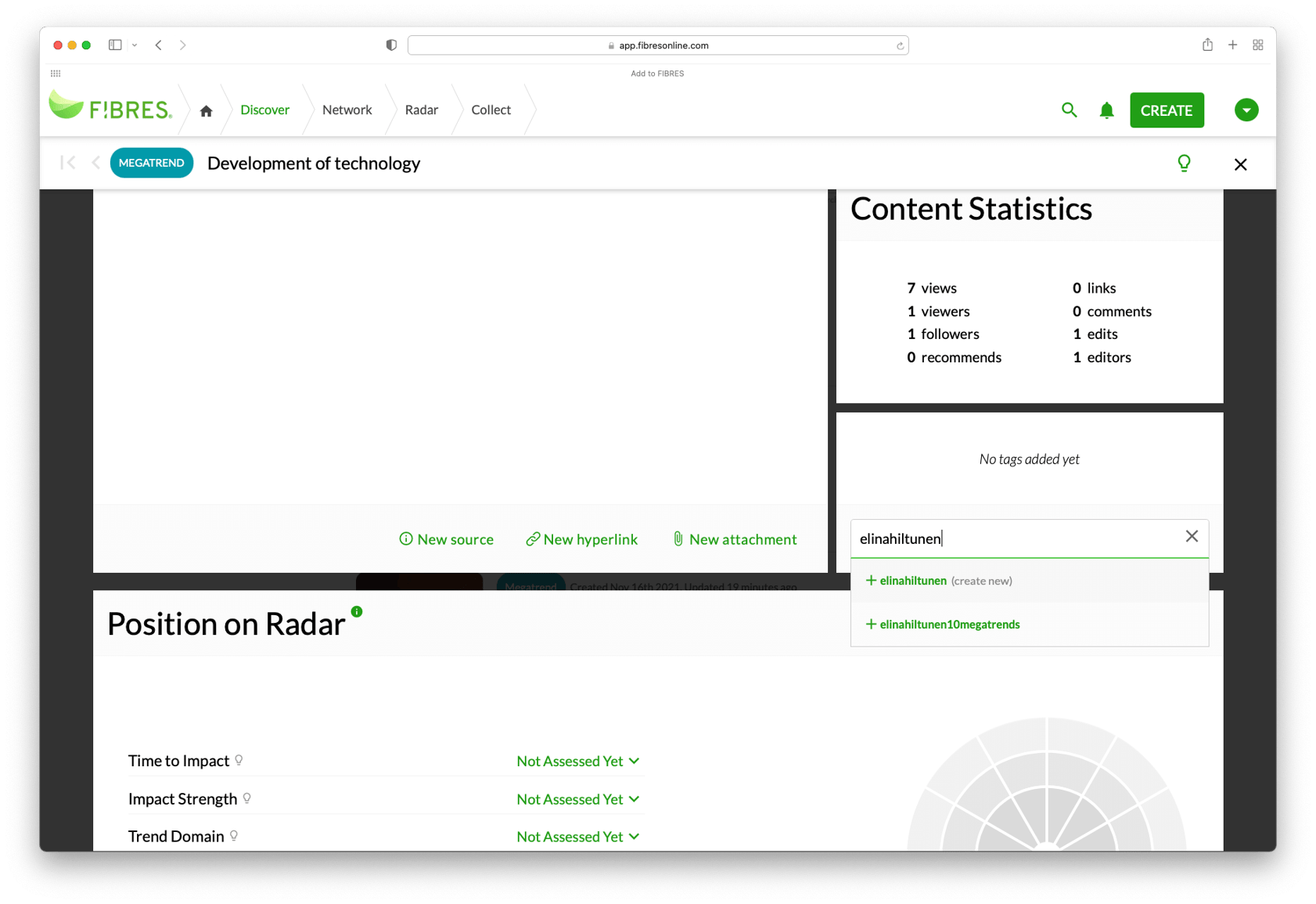 How to create a megatrend radar in 30 minutes