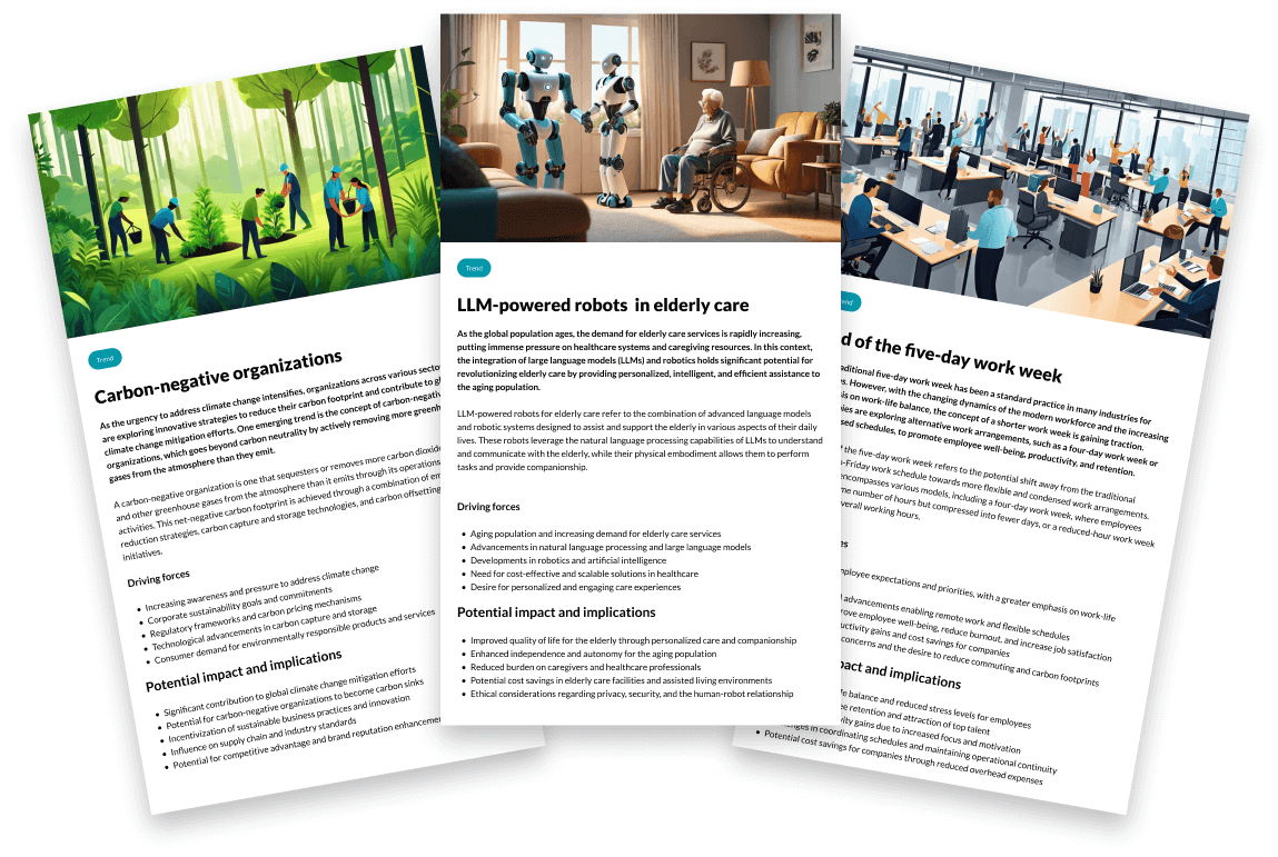 Draft trends in seconds: A game-changer for foresight professionals