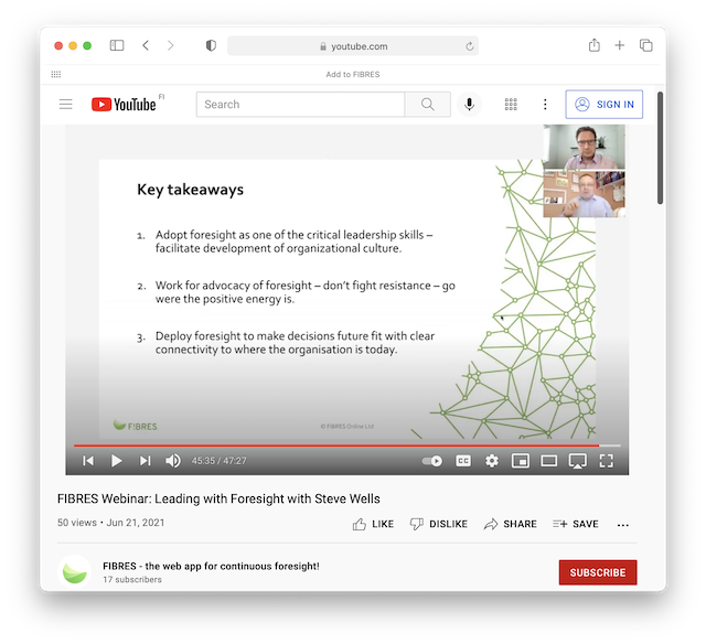 How to lead with foresight - Webinar